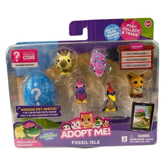 Adopt Me! | Toys | Adopt Me Pets Multipack Fossil Isle Hidden Pet Top ...